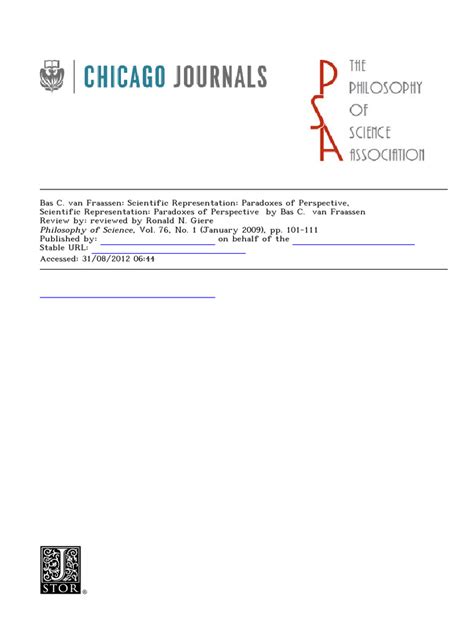 essay review scientific representation and empiricist structuralism