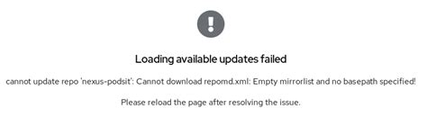 Loading Available Updates Failed When Using Etc Yum Vars Or Etc Dnf Vars · Issue 17533