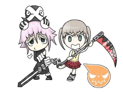 Q版soul和玛嘉《噬魂师》彩色简笔画图片大全