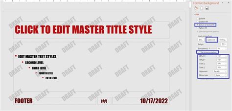 How To Add A Draft Watermark On Powerpoint Presentationskills Me