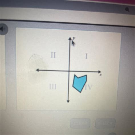 the blue figure is rotated 180 around the origin and then reflected