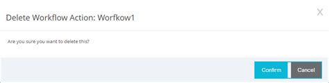 Delete A Workflow Action