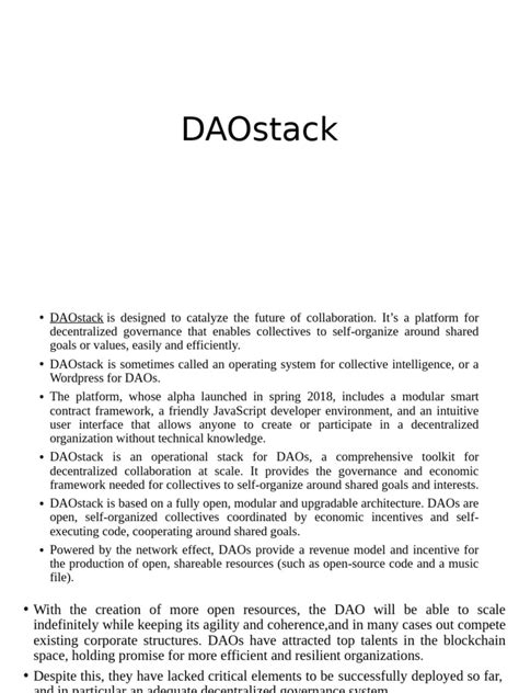 Dao Stack Pdf