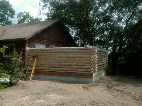 The Cabin Countess Putting A New Addition On A Log House
