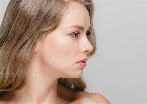 Beauty Woman Face Portrait Beautiful Spa Model Girl With Perfect Stock