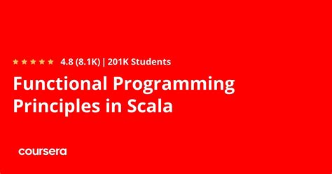 This Scala Coursera Course Has Received Good Reviews Any Luminaries