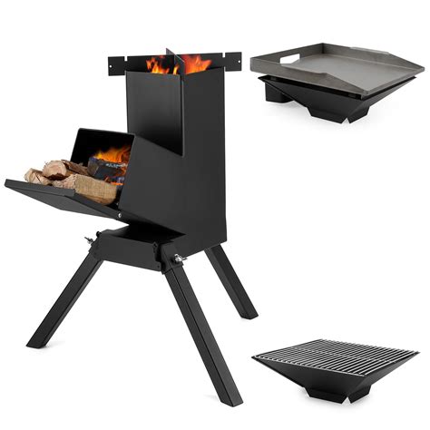Best 12 Stanbroil Large 3 In 1 Rocket Stove With Grill Rack Griddle