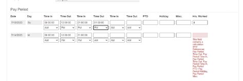 Timesheet Formulas For Table Rows Laserfiche Answers