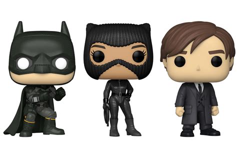 The Batman Funko Pops First Look At Robert Pattinsons Mini Dark Knight