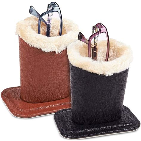 Pack Of 2 Eyeglass Holders Eyeglass Stands With Soft Plush Lining Eyeglass Holder Stands 4