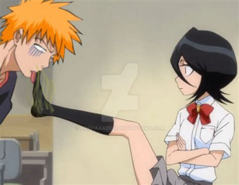 Bleach Foot Worship 2bs Rukia X Ichigo Smelly By Arphaxadcy On