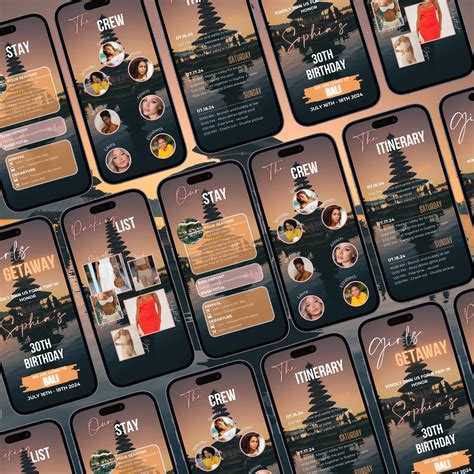 Girls Trip Itinerary Itinerary Template Travel Itinerary Birthday Weekend Invitation Weekend