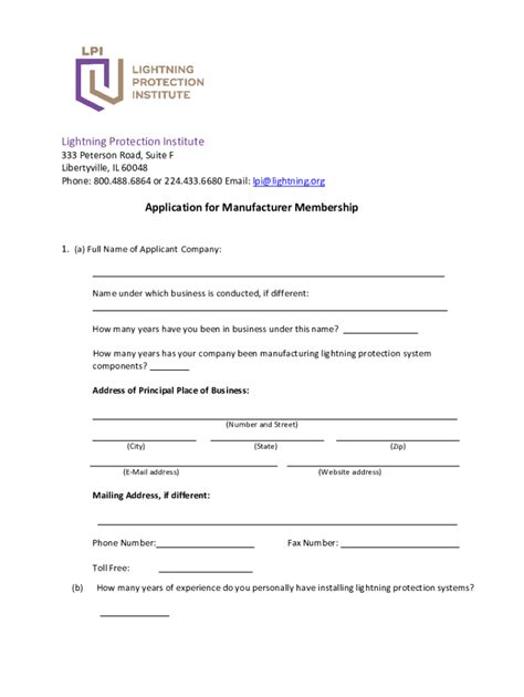 Fillable Online Lightning Protection Installer And Master Label Certificate Fax Email Print