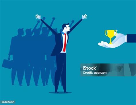 실업 팀 성공에 행복입니다 컨셉 비즈니스 벡터 일러스트입니다 기업 재무와 산업에 대한 스톡 벡터 아트 및 기타 이미지 기업 재무와 산업 남자 남자 사업가 Istock