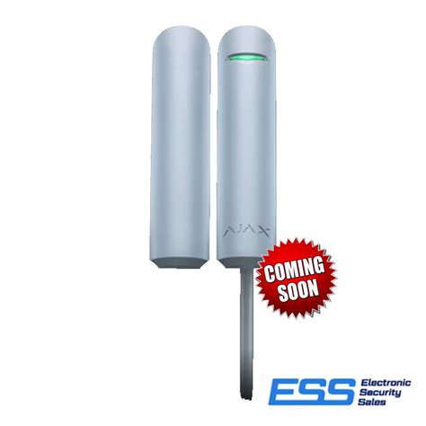 AJAX Fibra Door Protect Plus White Hard Wired Magnetic Opening Detector With Shock And