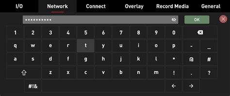 Network Tab WiFi Ethernet Support Atomos