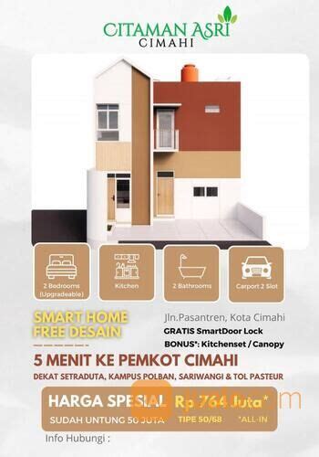 Rumah Baru Di Cibabat Cimahi Dalam Cluster Di Kota Cimahi Jawa Barat