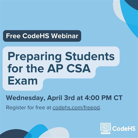 codehs on linkedin the ap csa exam is just around the corner you can