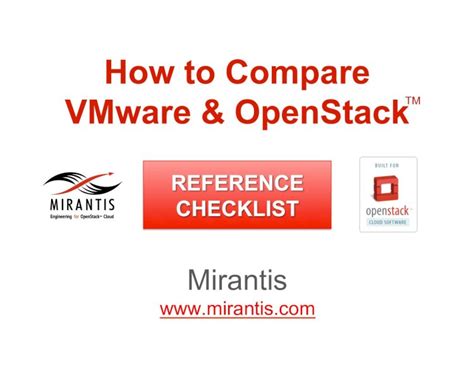 PDF How To Compare VMWare And OpenStack DOKUMEN TIPS