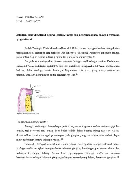 Biological Width Pdf