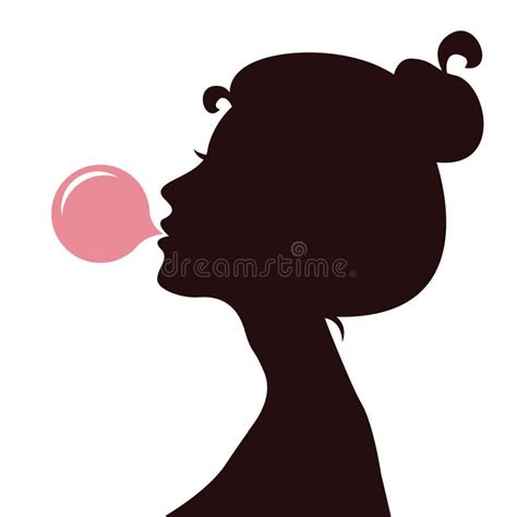 Girl Blowing Bubble Gum Stock Illustrations 259 Girl Blowing Bubble Gum Stock Illustrations