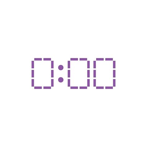 Premium Vector Digital Clock Icon Vector Design Templates