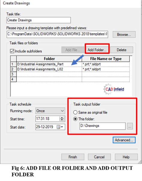 Solidworks Task Scheduler Part 3 Cad Infield