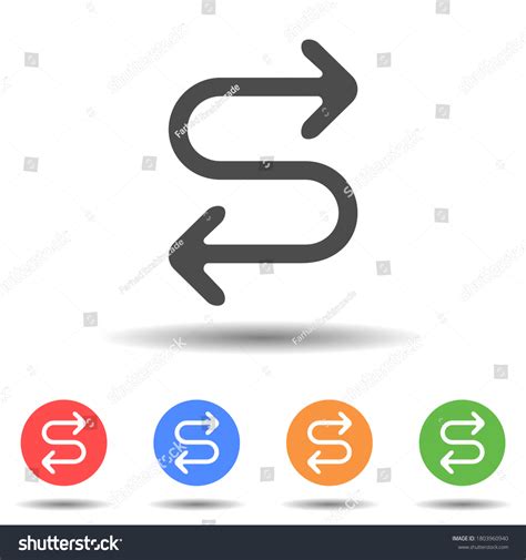 Double Side Arrow Icon Vector Logo 库存矢量图（免版税）1803960940 Shutterstock