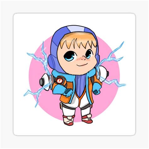 Wattson Apex Chibi Sticker By Randumbdesigns Redbubble