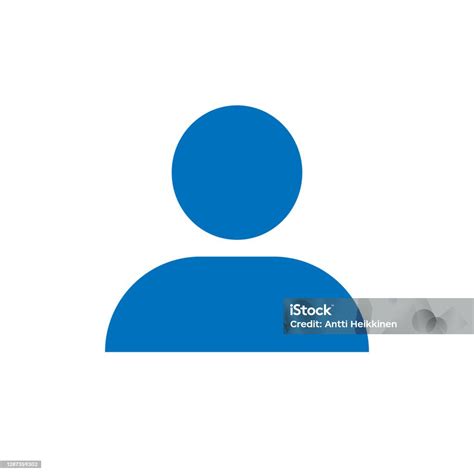 사용자 프로필 아이콘 벡터입니다 아바타 초상화 기호입니다 플랫 셰이프 사람 사인 로고 흰색 배경에 고립 된 검은 실루엣 컴퓨터