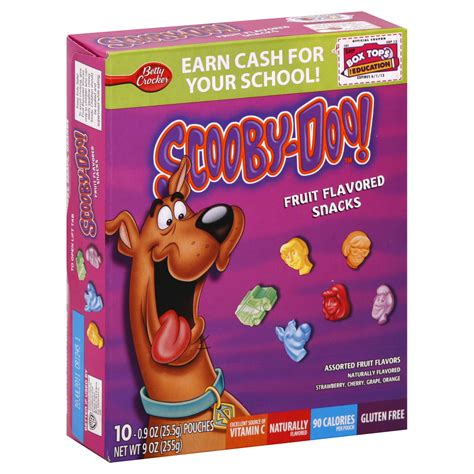 Betty Crocker Scooby Doo Fruit Flavored Snacks Assorted Fruit Flavors