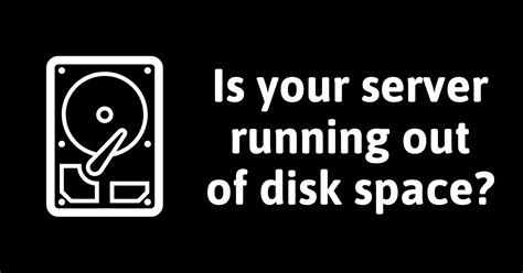 About The Disk Space Warnings In Mysitesguru