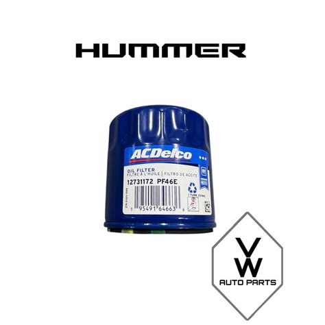 กรองน้ํามันเครื่อง Hummer H2 H3 12731172 Shopee Thailand