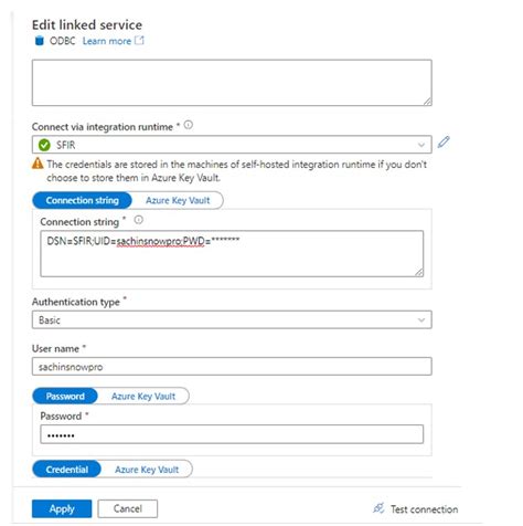 odbc connector with azure ir contd cloudyard