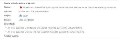 Windows Server 2019 Vmware Snapshot Bug Virtualization Howto