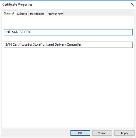 Create And Install A San Certificate Subject Alternative Name In Windows Without Third Party