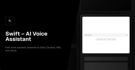 Swift Ai Voice Assistant