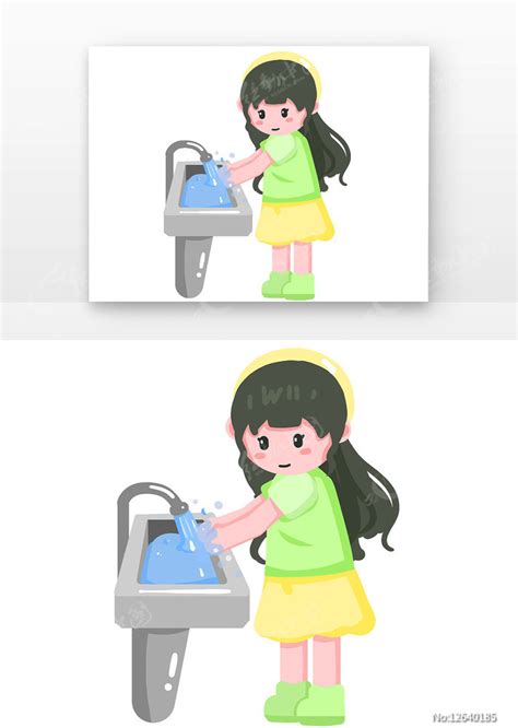 可爱人物女孩洗手图片下载红动中国