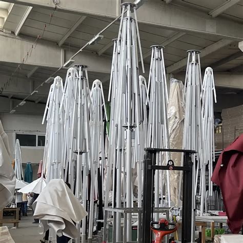 ტელესკოპური ბაღის ქოლგის ჩარჩო