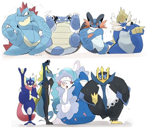 Greninja Inteleon Primarina Blastoise Feraligatr And 3 More