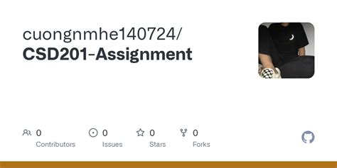 github cuongnmhe140724 csd201 assignment