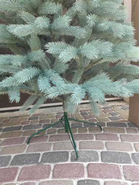 ᐉ Штучна ялинка лита Буковельська 1 5 м Блакитний 9067462 • Краща ціна в Києві Україні