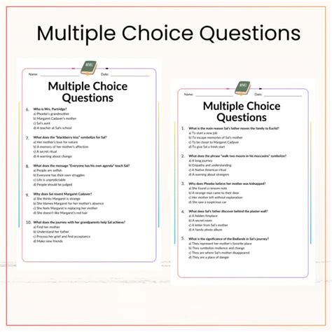 Bud Not Buddy Novel Unit Chapter Comprehension Activities And Tests