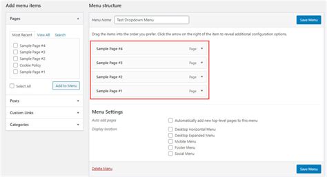 How To Add Wordpress Menu Items Without Linking To A Page Ezseonews
