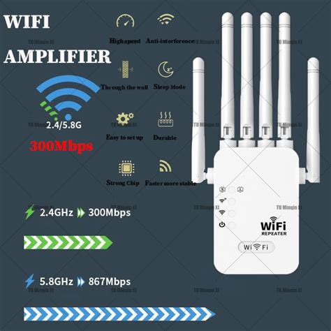 Jual Garansi Cod Wifi Repeater Mbps Dual Band Penguat Sinyal Nirkabel G G Dengan
