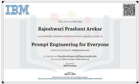 Rajeshwari Arekar On Linkedin Promptengineer Ibm