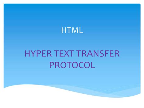 Html Ppt PPTX