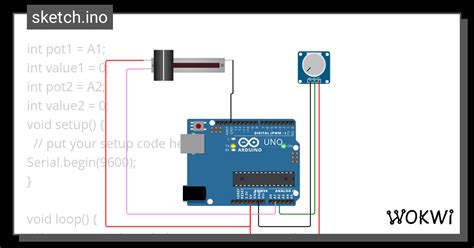 Analog Read Membaca Data Adc Wokwi Esp32 Stm32 Arduino Simulator