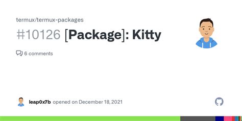 [package] kitty · issue 10126 · termux termux packages · github