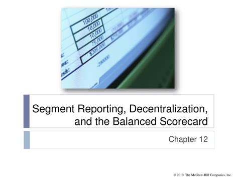 Ppt Segment Reporting Decentralization And The Balanced Scorecard Powerpoint Presentation